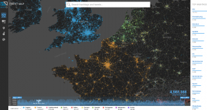 MapD Tweetmap: outil de cartographie #Twitter, à suivre | Intelligences Connectées
